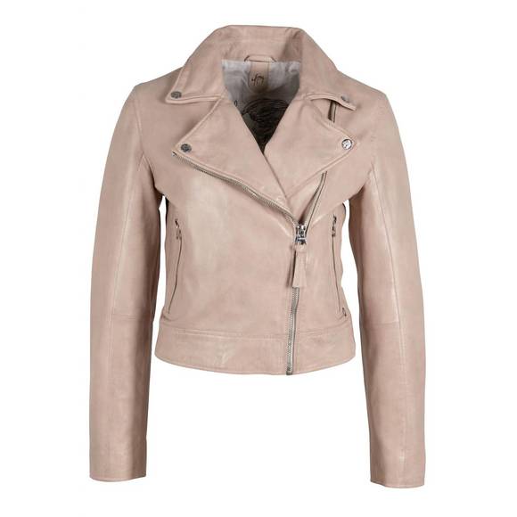 MAURITIUS | Jackets & Coats | New Mauritius Julene Leather Jacket In Beige | Poshmark